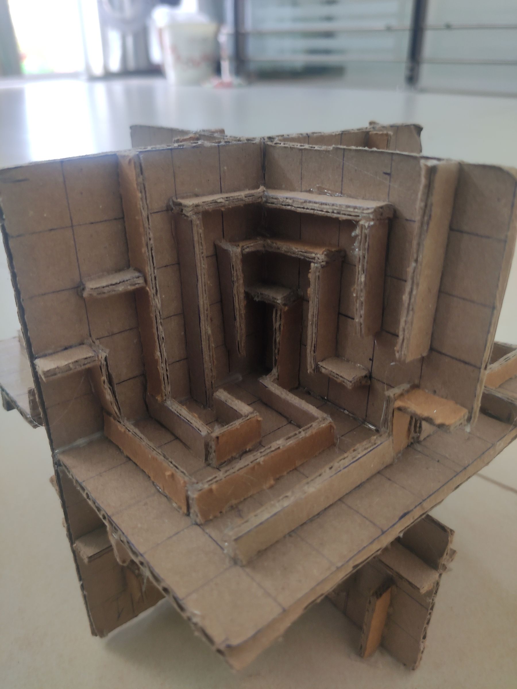 3D Cardboard Labyrinth Maze : 19 Steps (with Pictures) - Instructables
