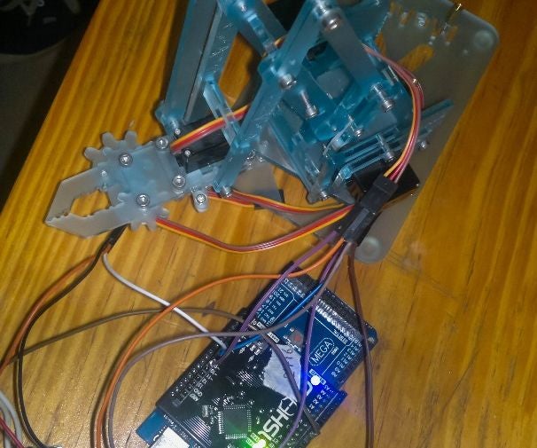 Controlling a Robotic Arm Using Arduino , 1Sheeld and an Android Smart Phone : 6 Steps ...