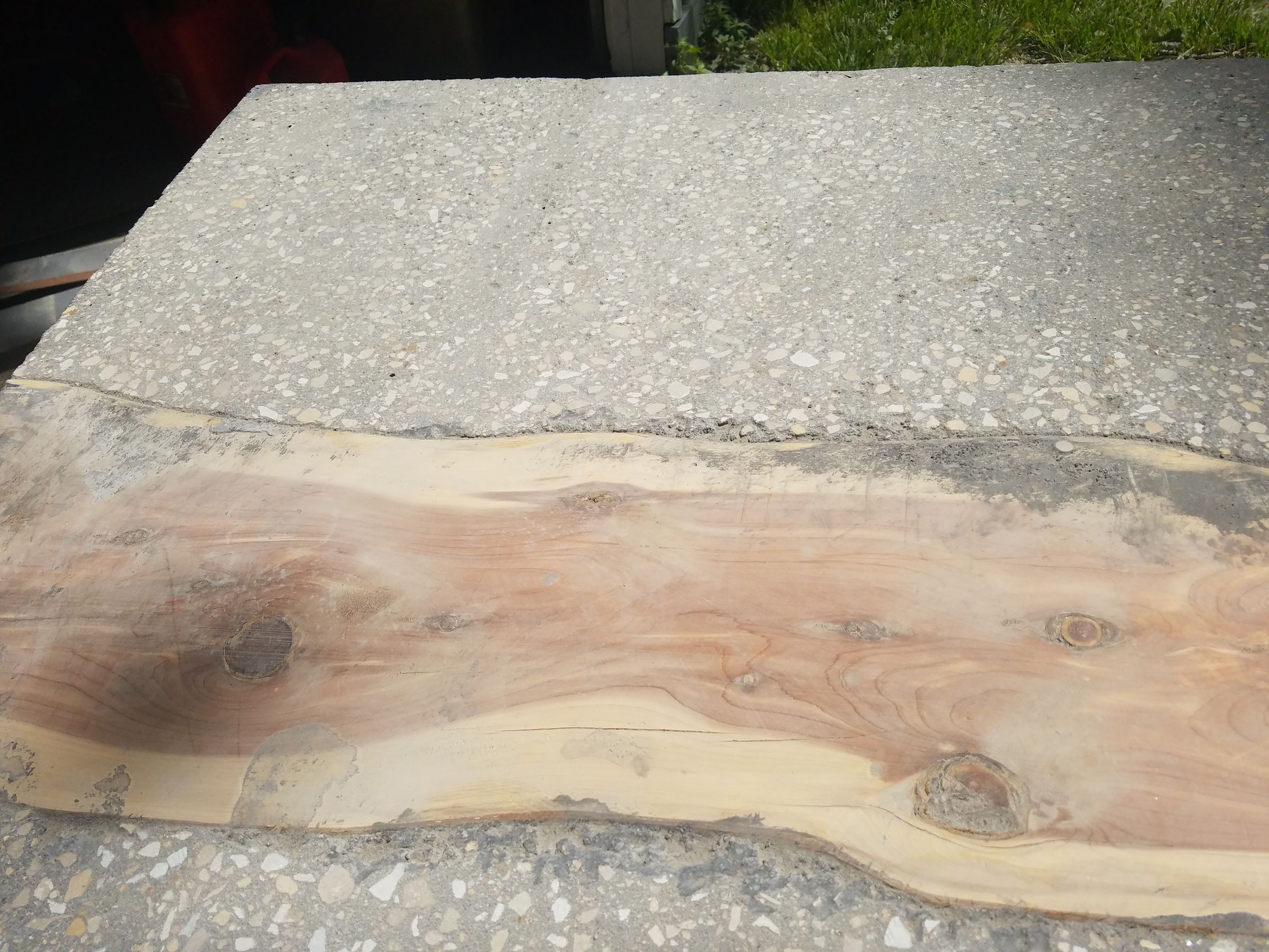 Concrete and Wood Slab Table : 6 Steps (with Pictures) - Instructables