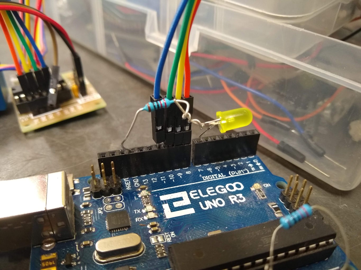 Light Sensor Stepper Motor Arduino 7 Steps Instructables