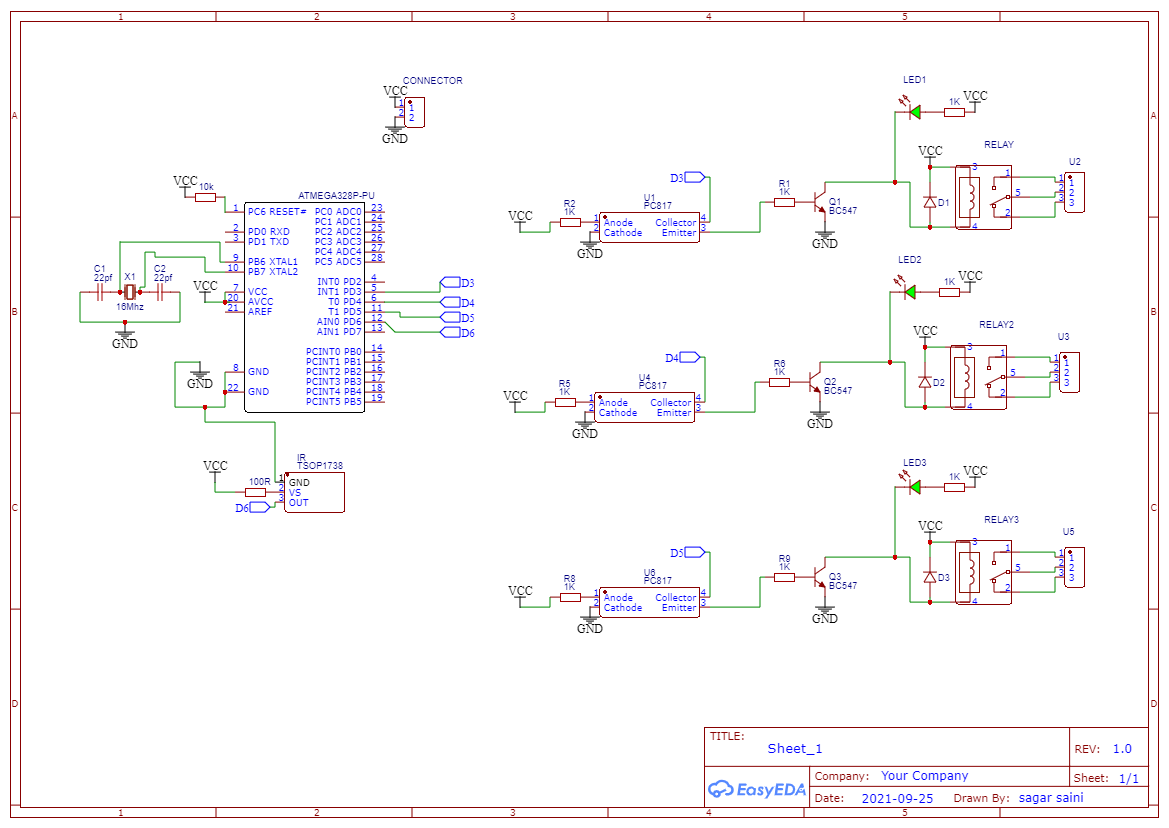 IR Remote Control Arduino Based Electric Board : 14 Steps (with ...