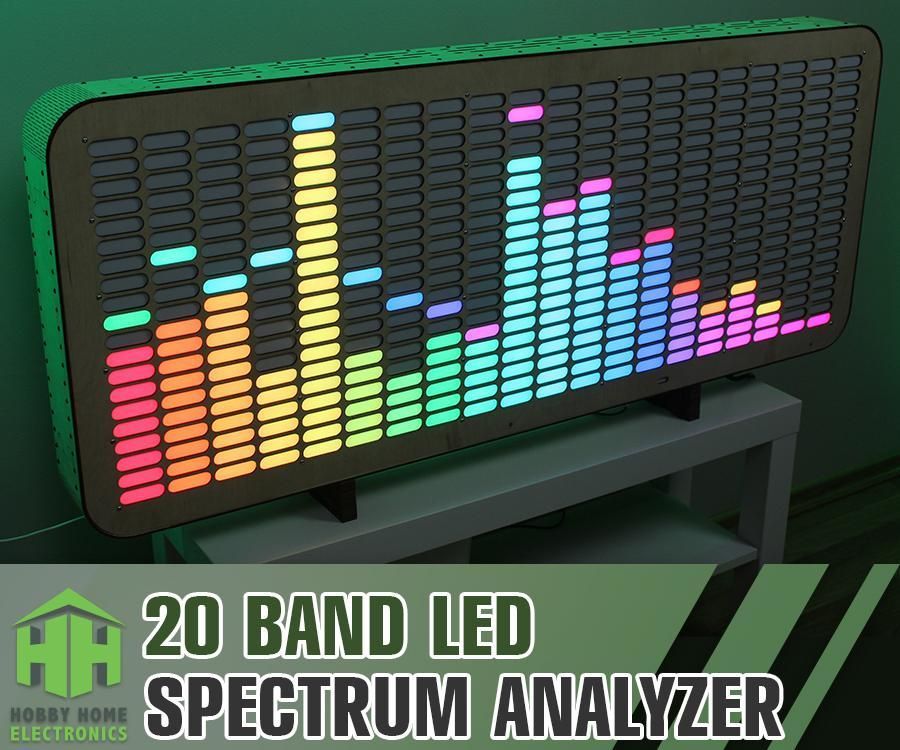 20 Band LED Spectrum Analyzer : 25 Steps - Instructables