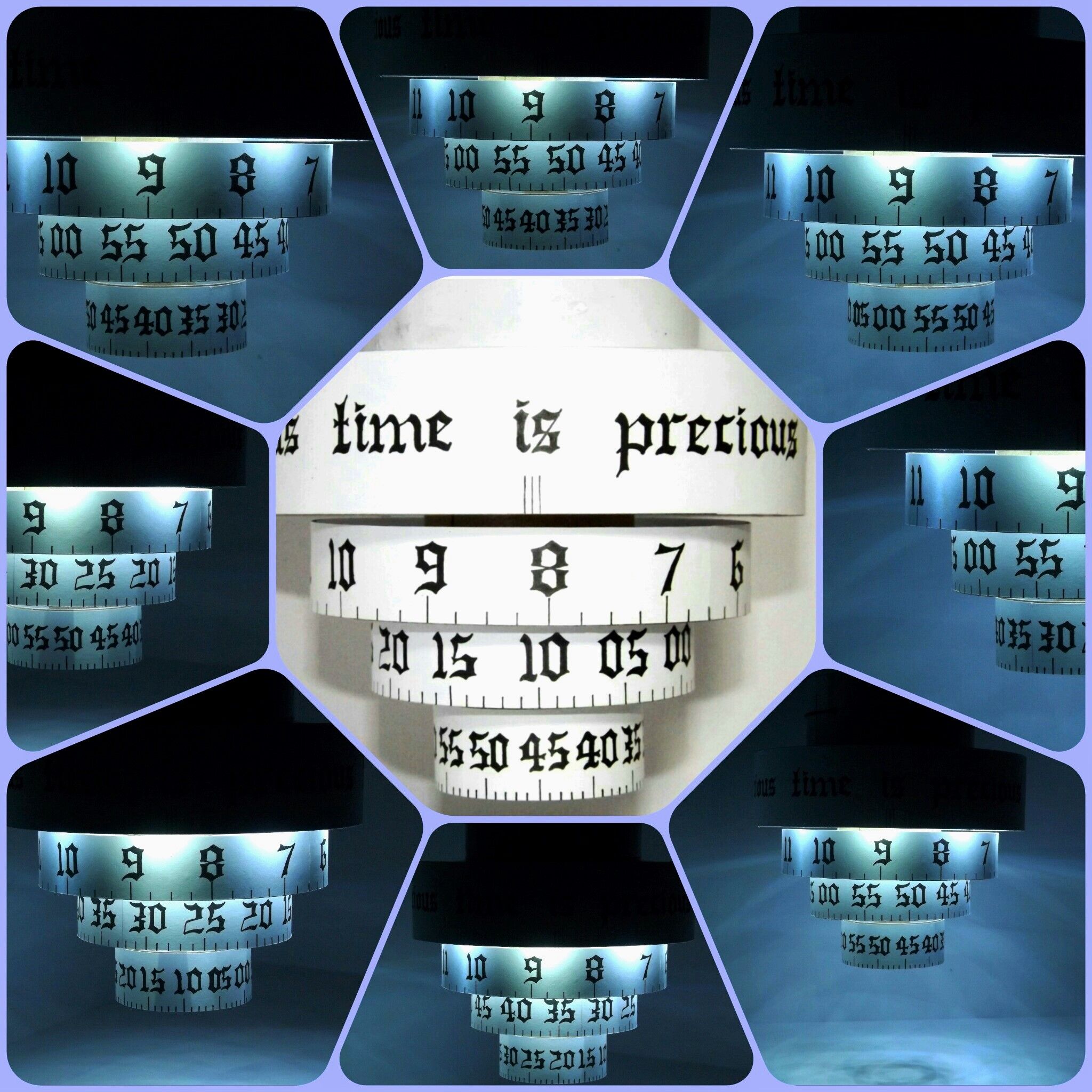 Cardboard Paper Ring Clock : 10 Steps (with Pictures) - Instructables