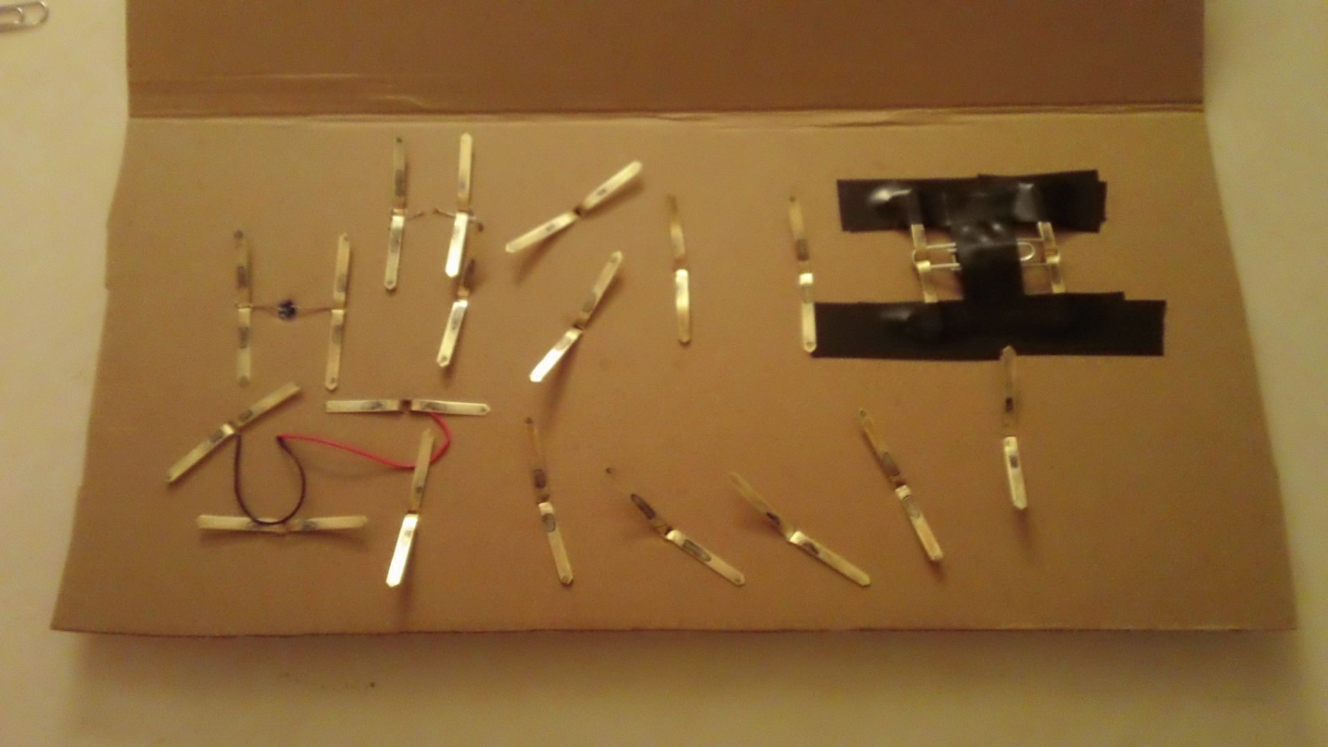 Build a Simple Circuit From a Pizza Box (No Soldering) : 8 Steps (with ...