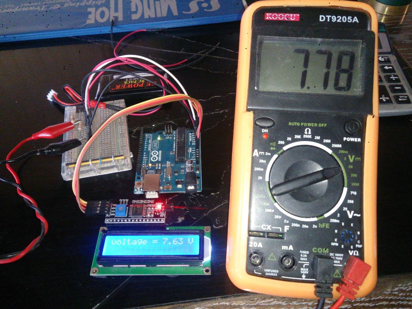 Arduino Battery Voltage Indicator : 5 Steps (with Pictures) - Instructables