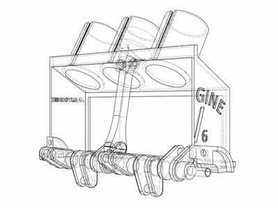 3D Printed - V6 Internal Combustion Engine : 12 Steps (with Pictures ...