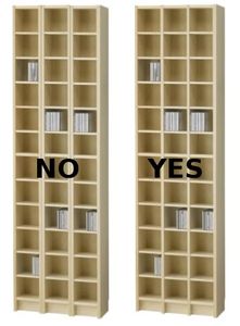 Improved Ikea Benno CD Shelf : 6 Steps - Instructables