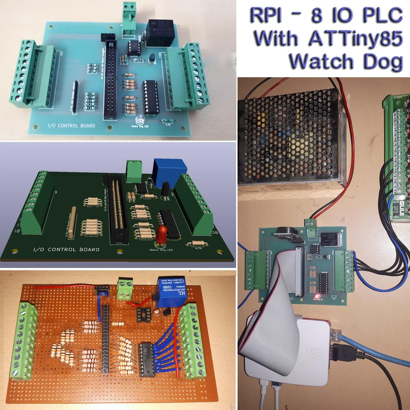 RPI - 8 IO PLC With ATTiny85 Watch Dog : 17 Steps - Instructables