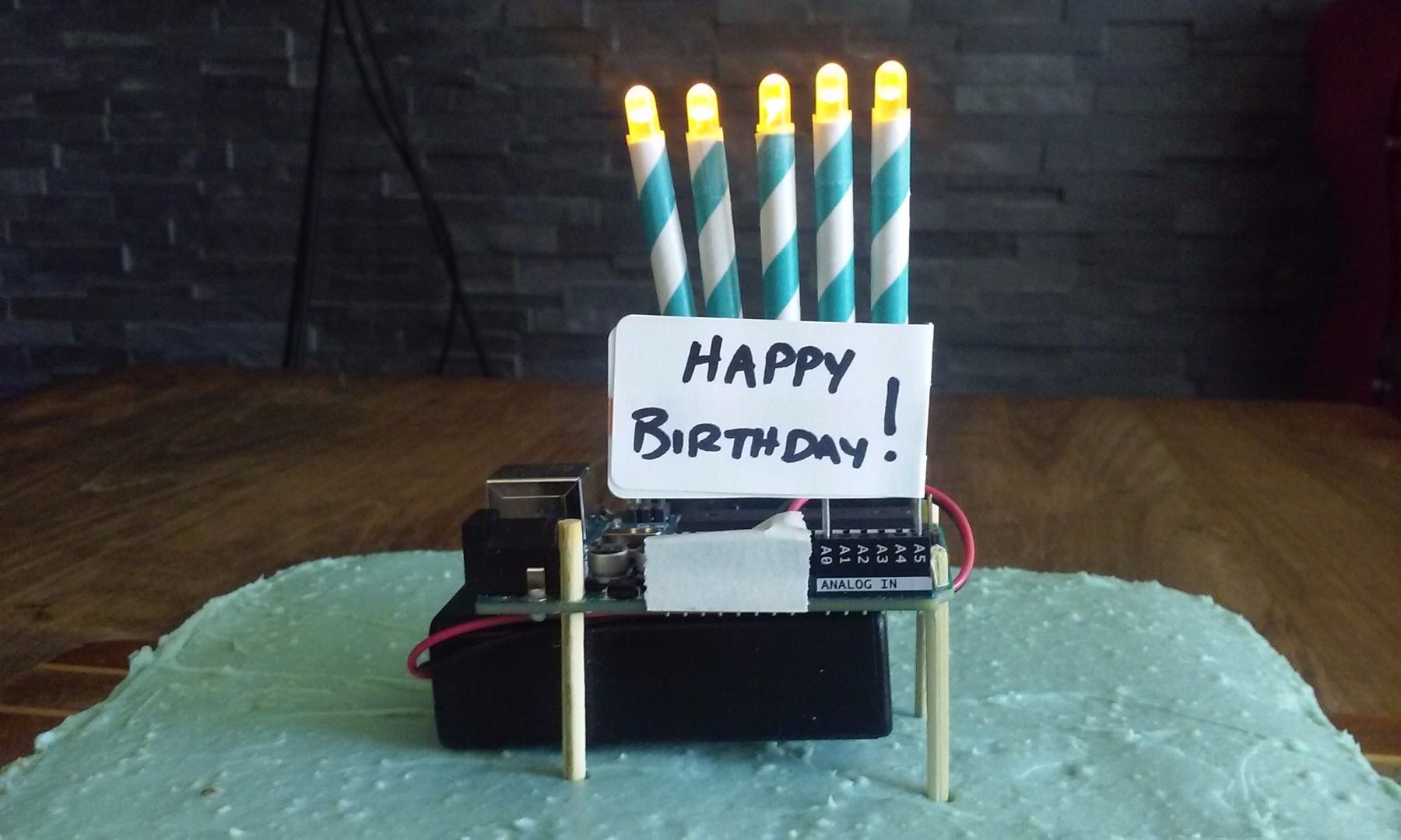 Arduino Birthday Cake Topper : 5 Steps (with Pictures) - Instructables