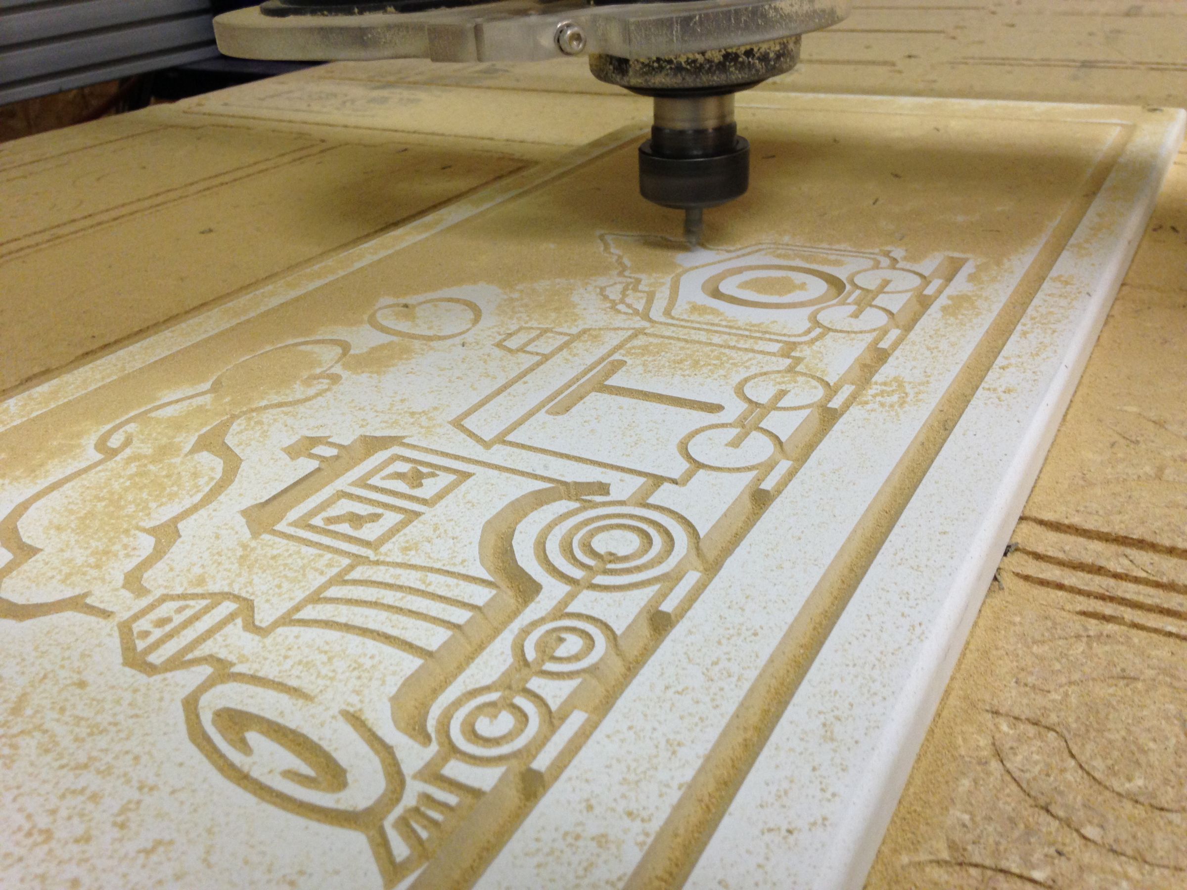 Custom Wooden Signs Made With Shopbot CNC Router : 7 Steps (with ...