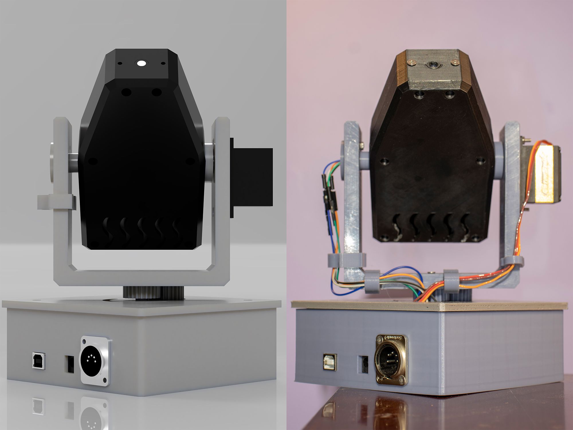 Mover3D: the 3D Printed, DMX Controlled, Desktop Moving Light : 10 ...