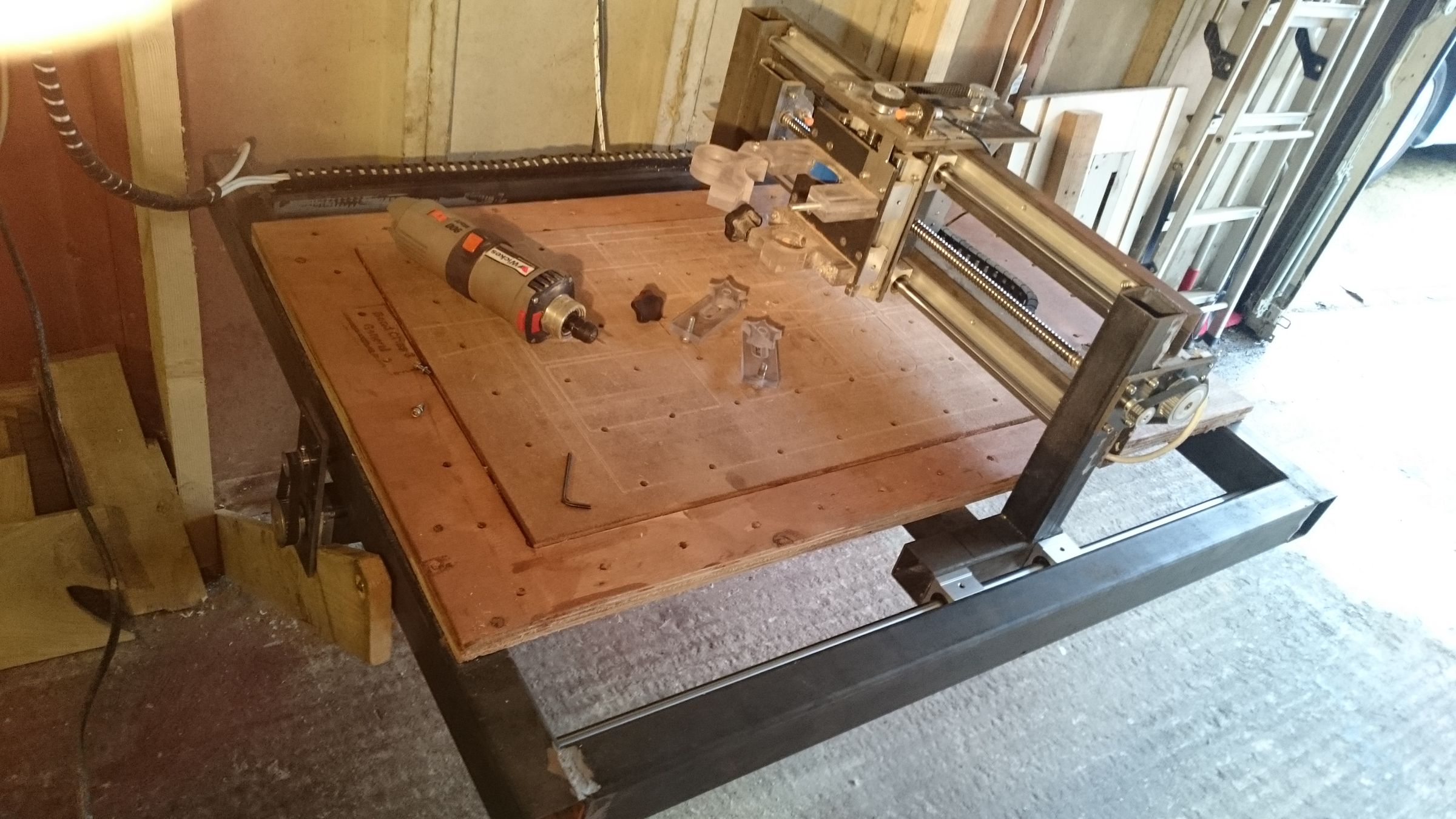 Build a Large Space Saving CNC Router for Under £600! : 7 Steps (with ...
