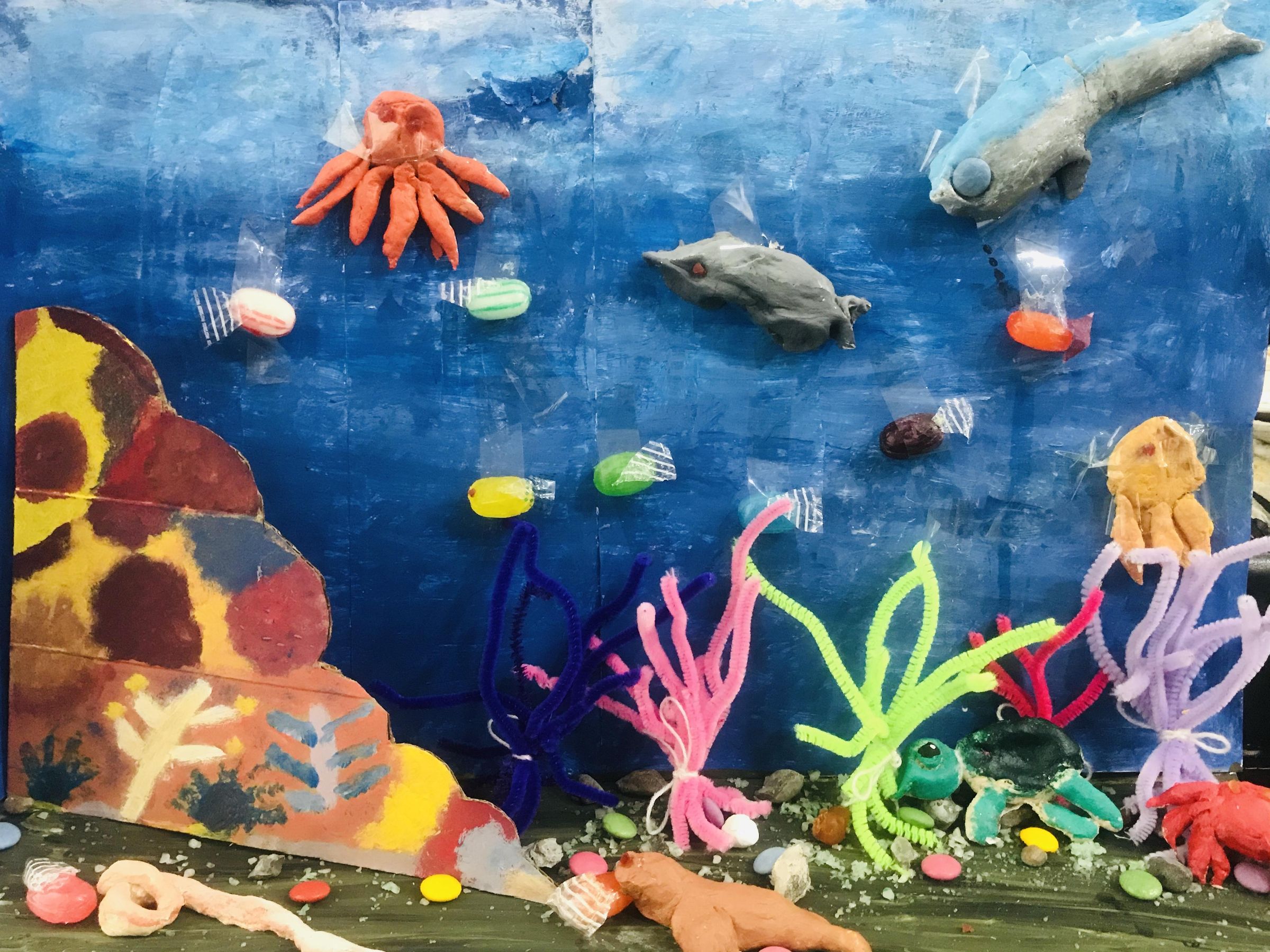 Marine Ecosystem Model With Candy! : 30 Steps - Instructables