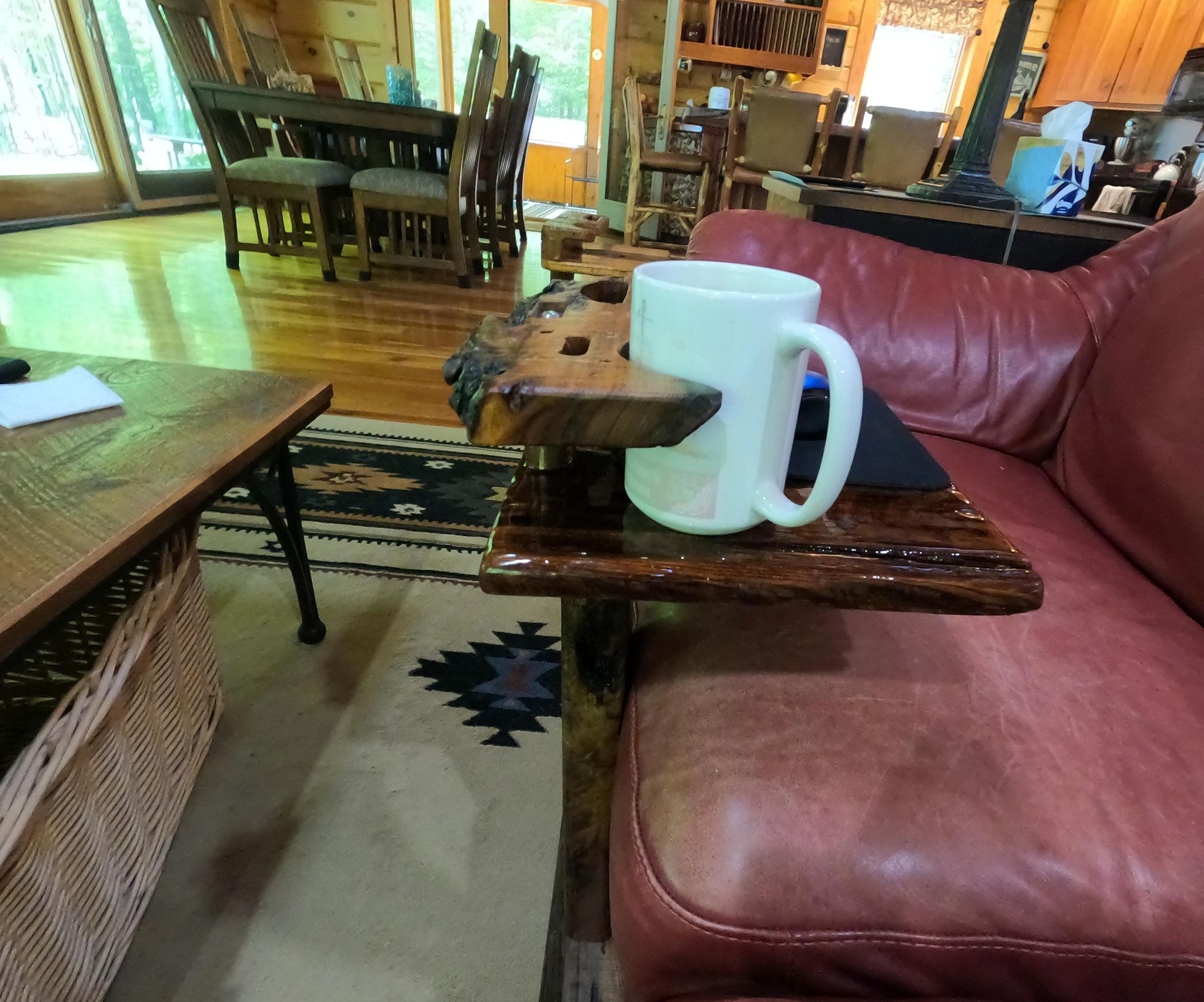 Rustic Sofa Server Table From Old Growth, Reclaimed and Sinker Cypress ...