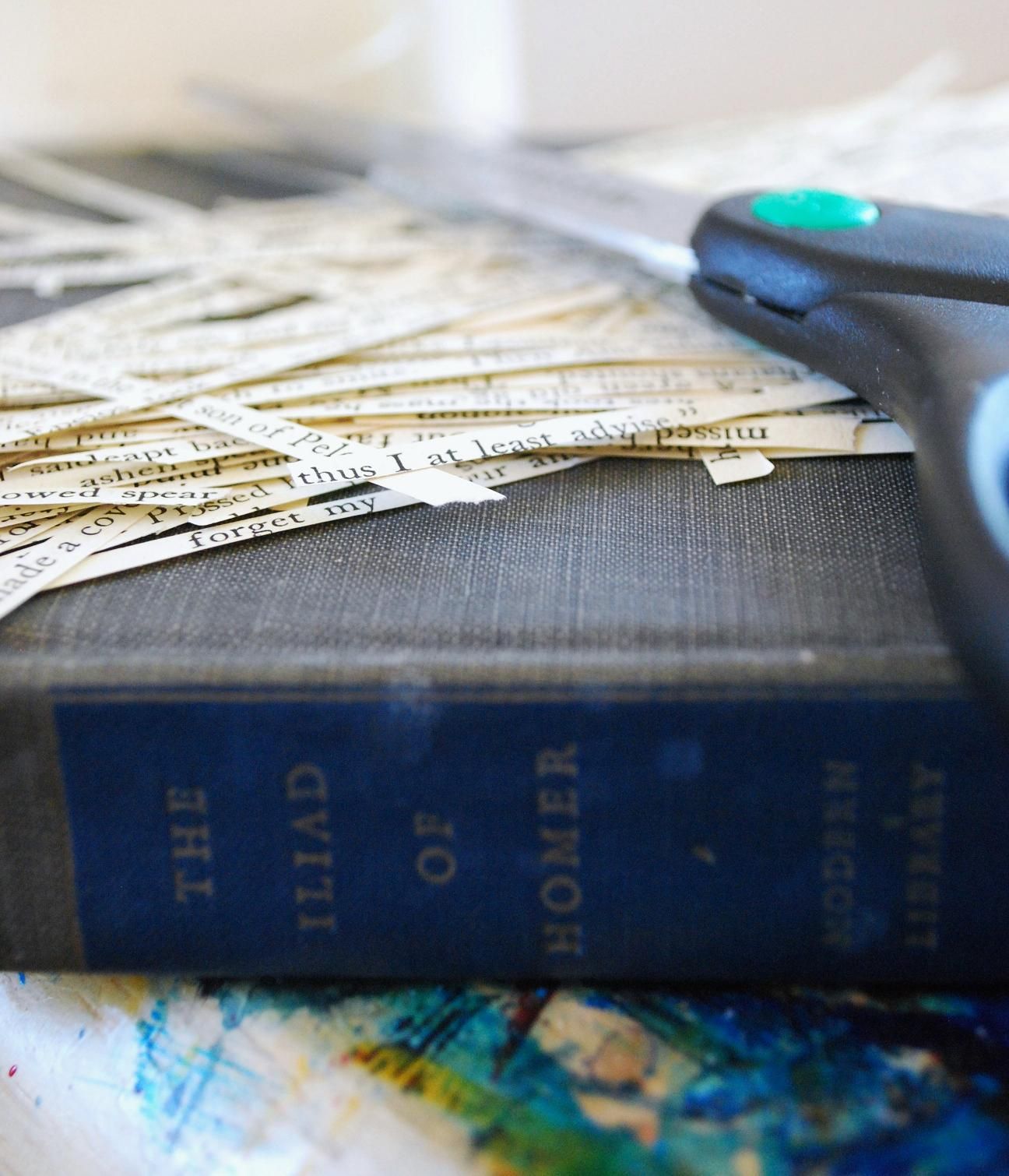 How to Make Upcycled Art With Old Books : 10 Steps (with Pictures ...