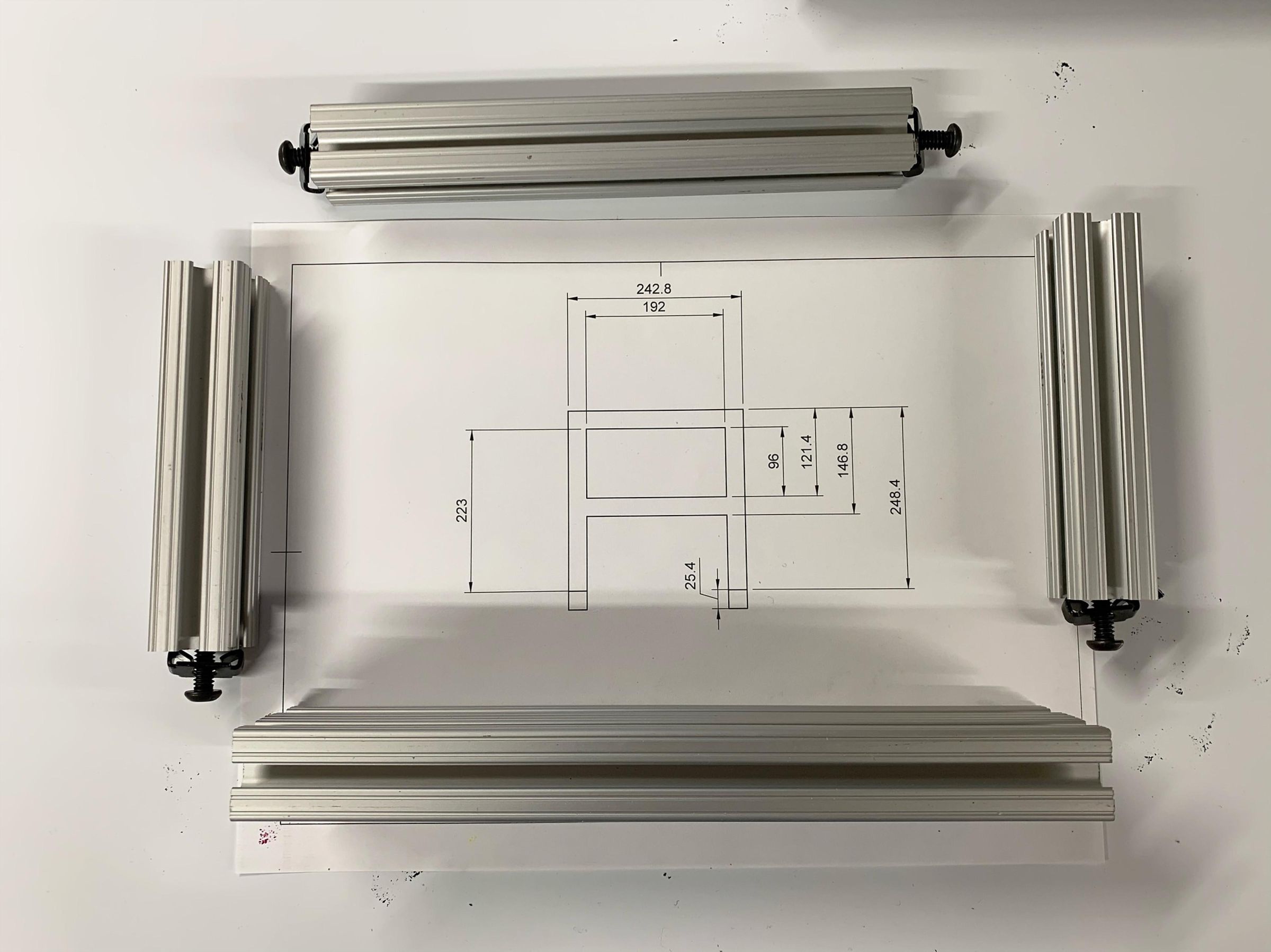 Simple Extruded Aluminum Frame for LED Panels : 20 Steps (with Pictures ...