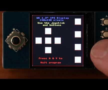 WS Pico 1.3" IPS LCD 240x240 Display Workout : 14 Steps - Instructables
