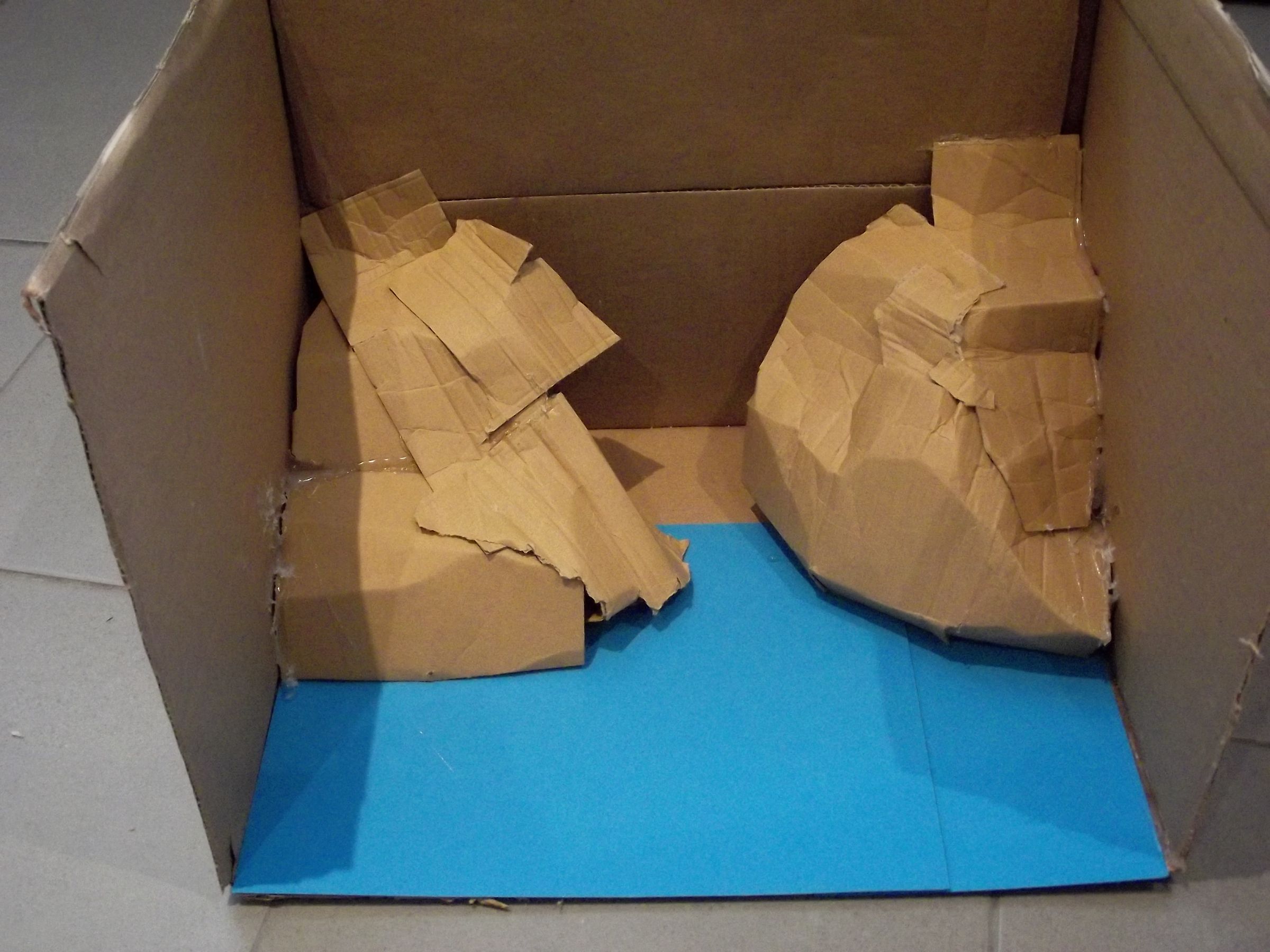 Cardboard Waterfall Diorama : 13 Steps - Instructables