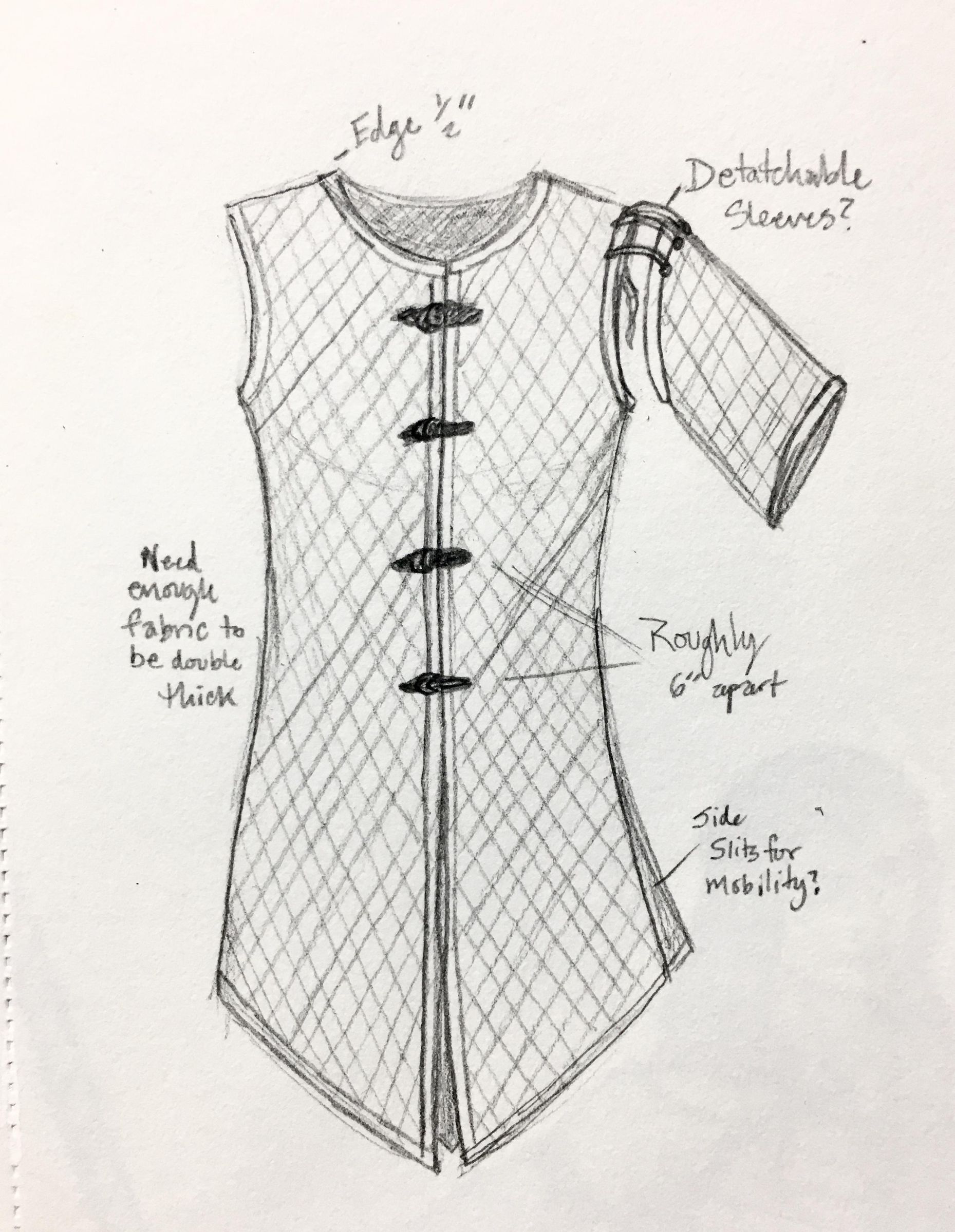 Making Your Own Gambeson (Quilted Cloth Armor) : 6 Steps (with Pictures ...