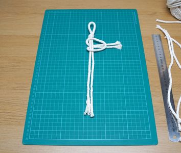 DIY Macramé Feather or Leaf | How to Make Rope Knot Ornaments : 8 Steps ...