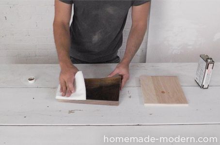 HomeMade Modern DIY Concrete Walnut Nightstand : 16 Steps (with ...
