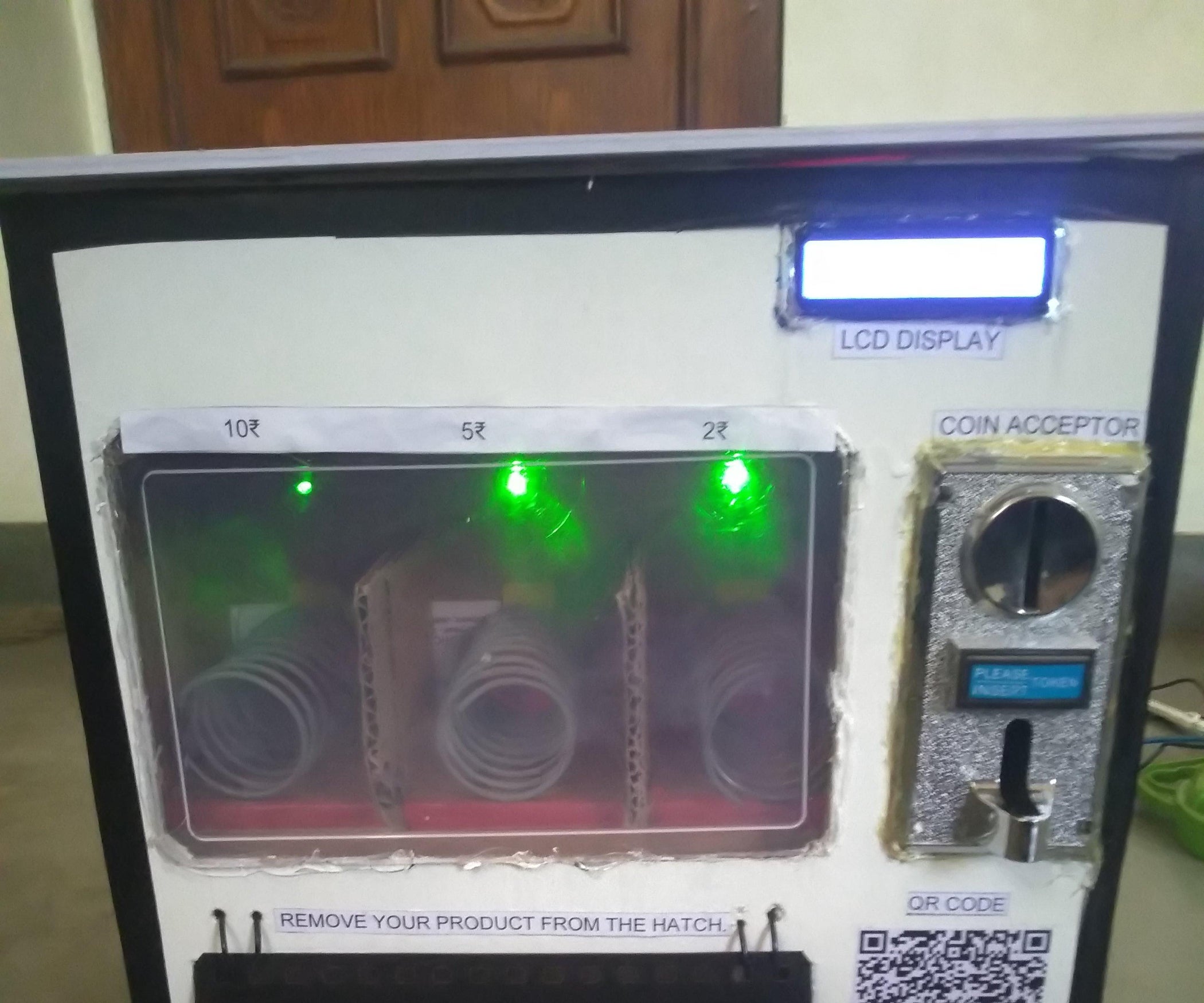 Vending Machine With Coins and Online Payments Support Using Arduino : 5 Steps (with Pictures ...