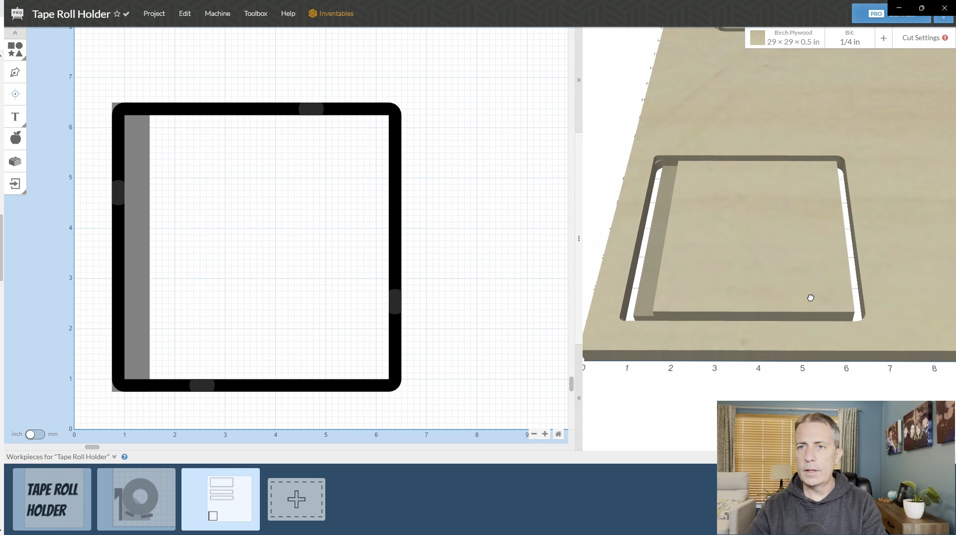 Tape Roll Holder With Hidden Shelf : 7 Steps (with Pictures ...