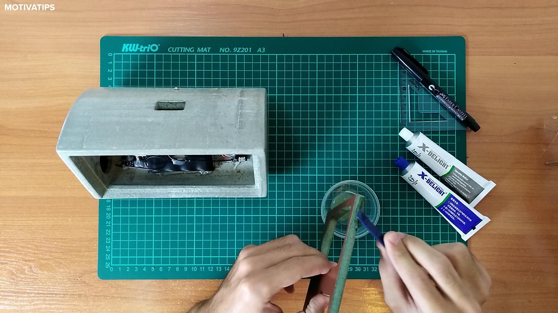 Concrete Bluetooth Stereo Speaker V2 : 5 Steps (with Pictures ...