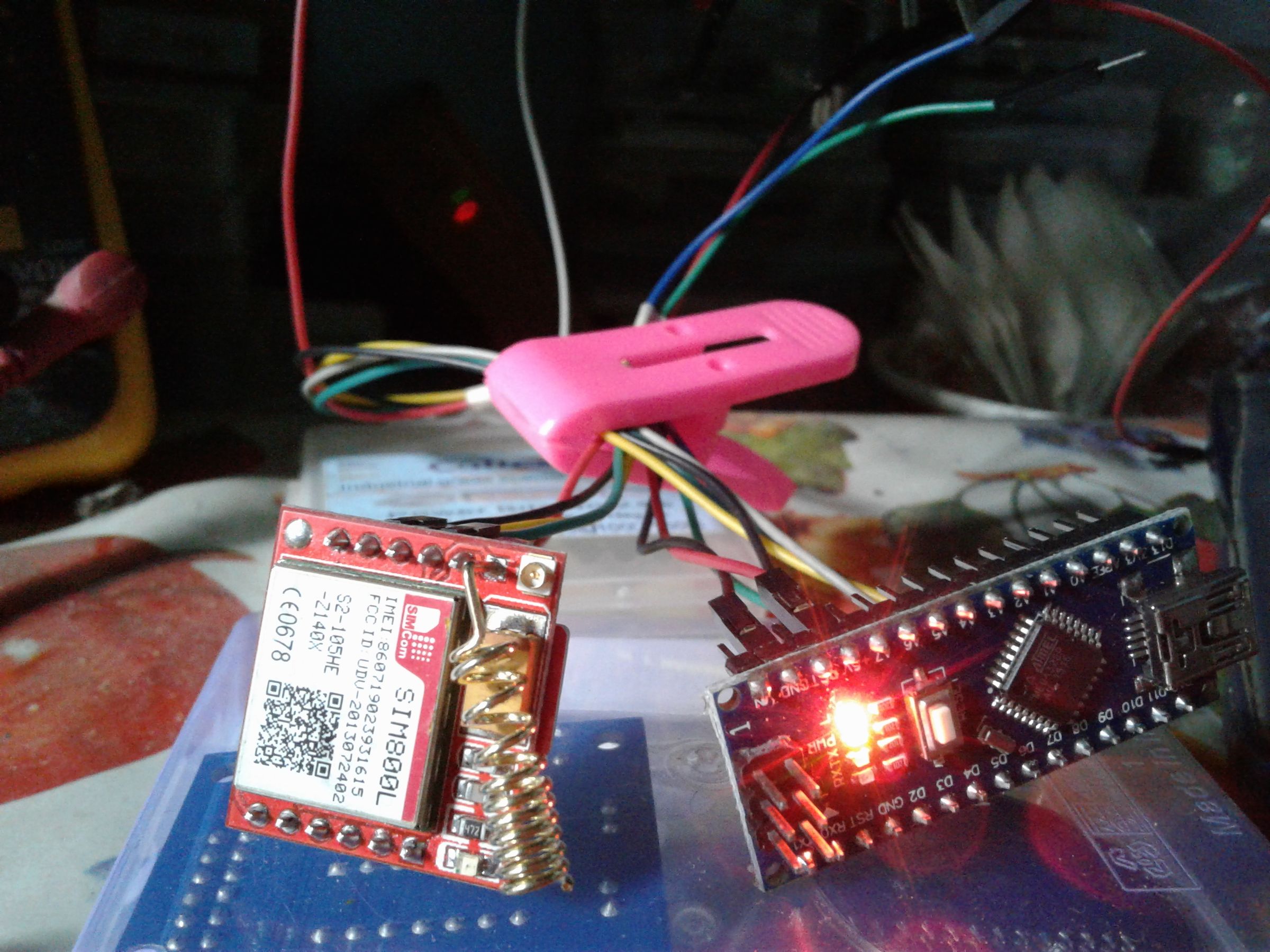 GSM Security Alarm (SIM800L SMS) : 5 Steps - Instructables
