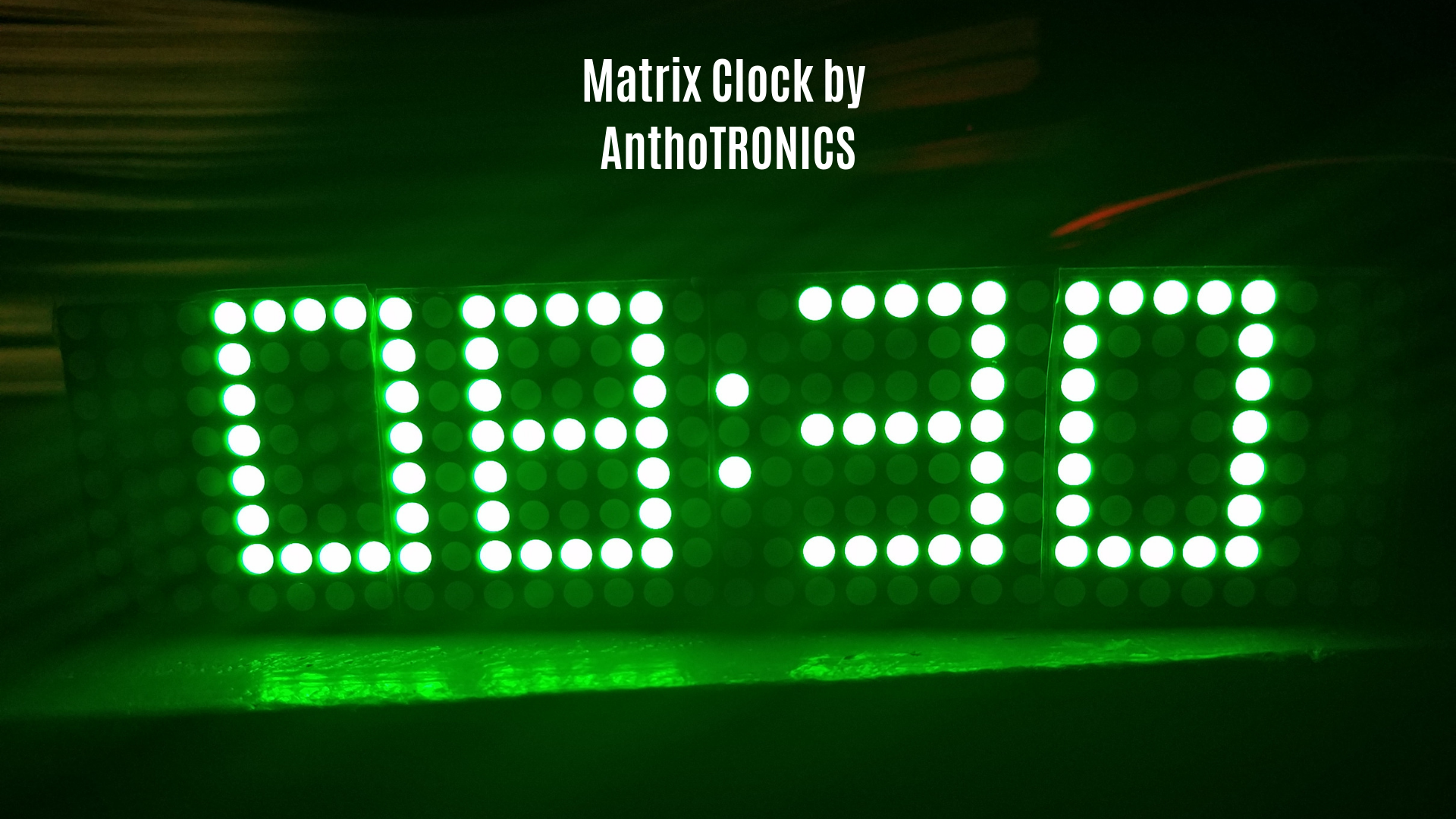Arduino Matrix Clock : 6 Steps - Instructables