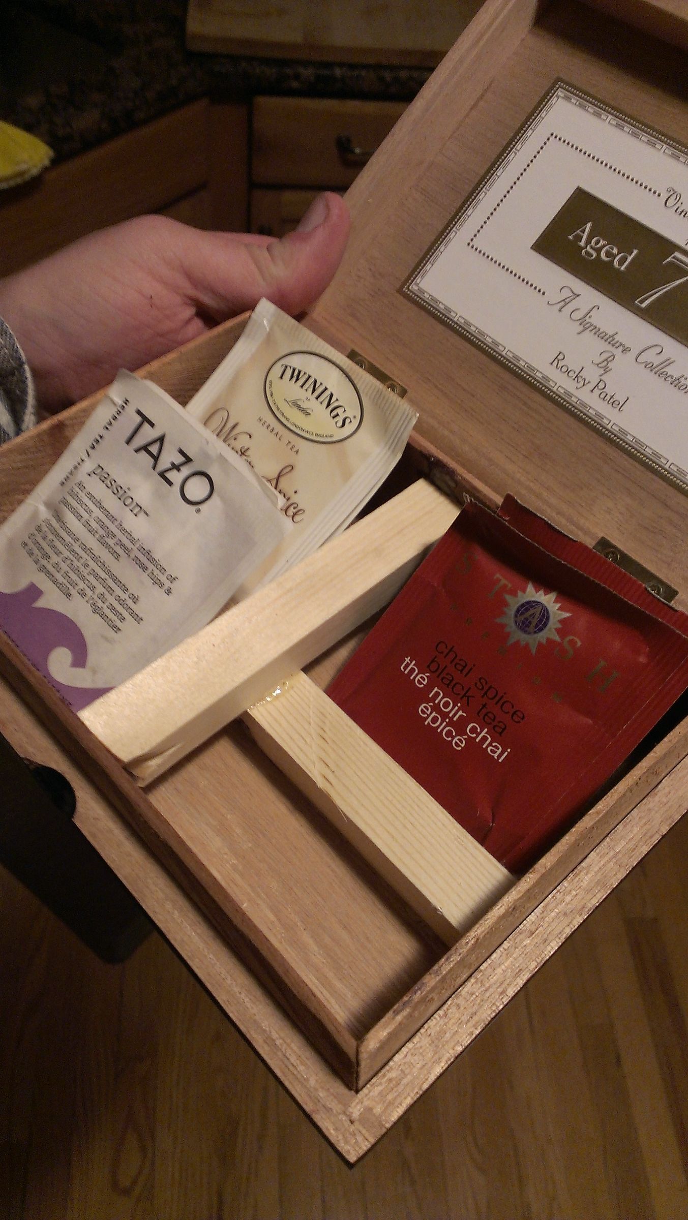 Upcycled Tea Bag Organizer : 4 Steps - Instructables