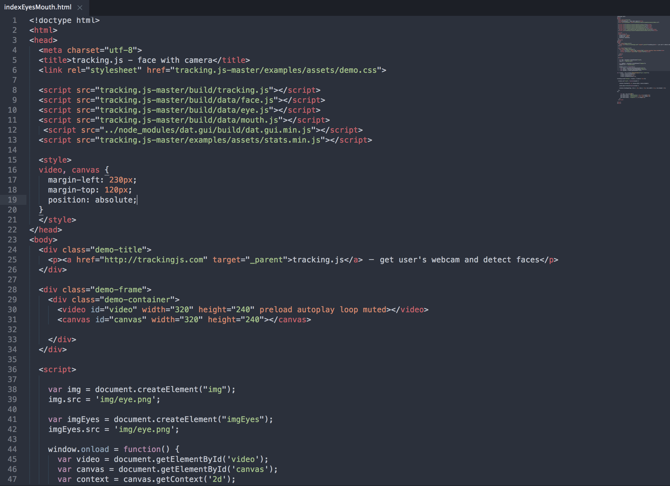 Facial Recognition With Tracking.js : 7 Steps (with Pictures ...
