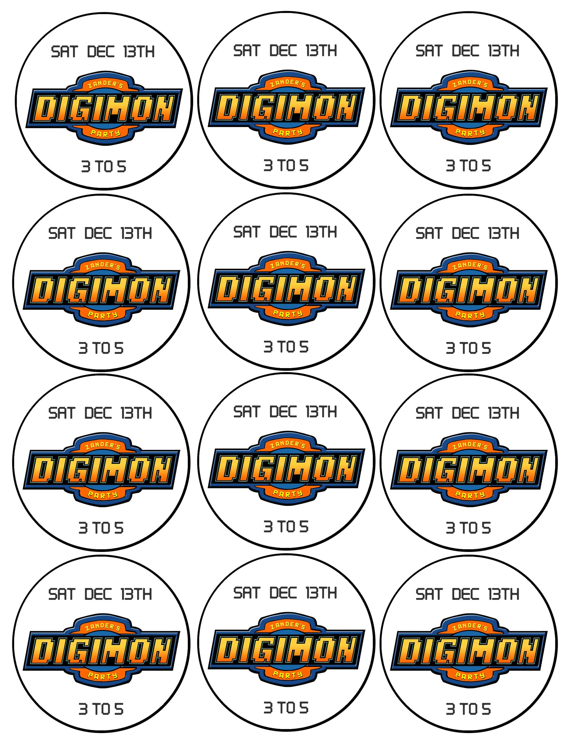 Digimon Birthday Party : 17 Steps - Instructables