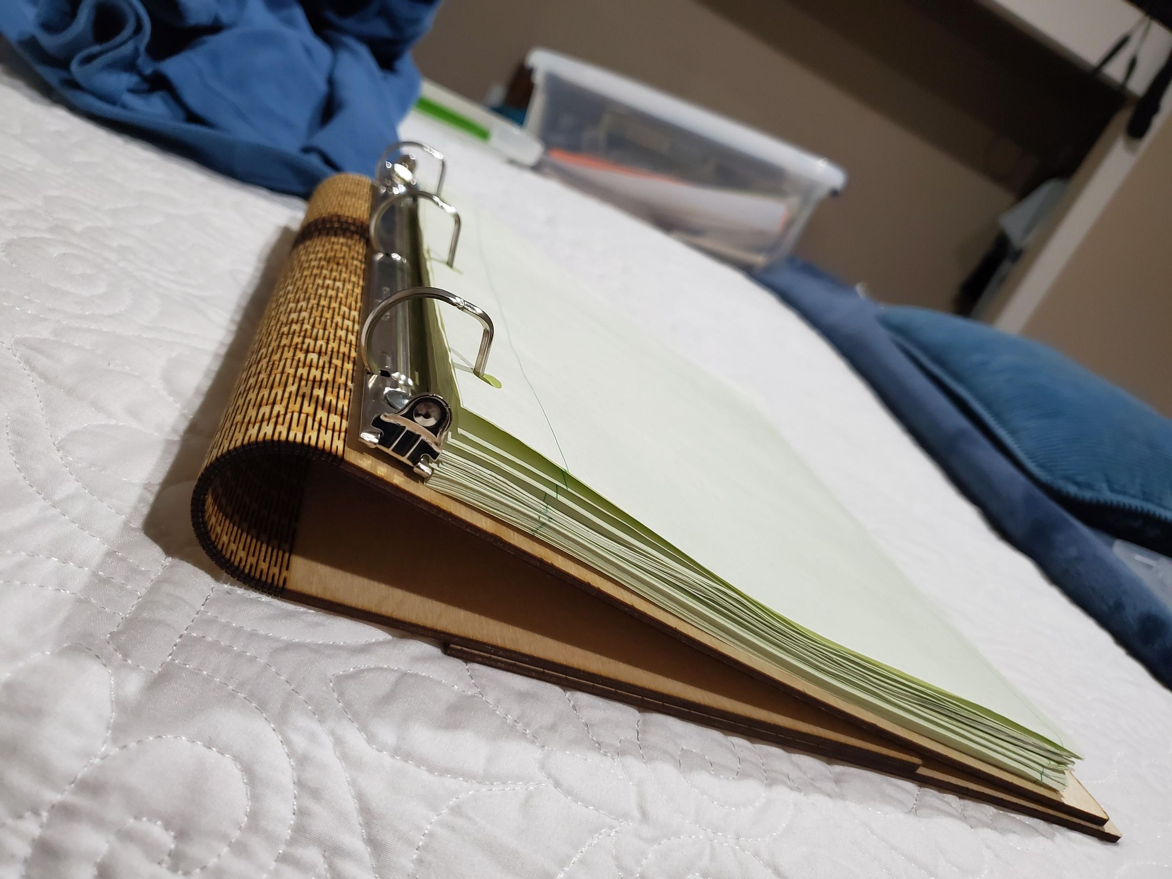 Laser Cut Living Hinge Binder : 7 Steps - Instructables