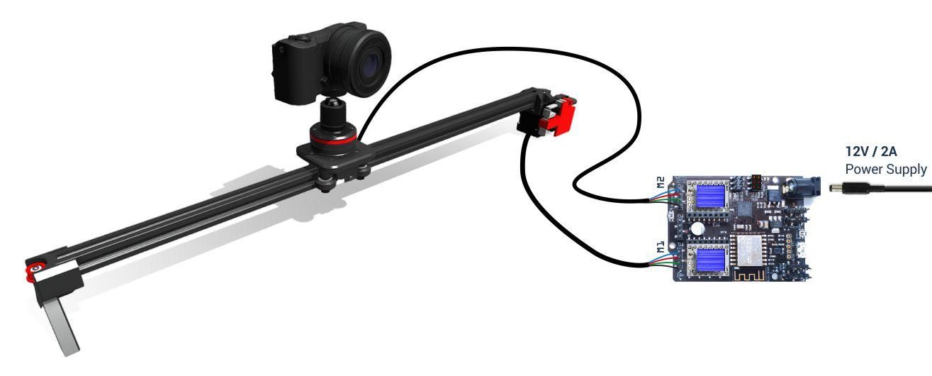 MOTORIZED CAMERA SLIDER With TRACKING SYSTEM (3D Printed) : 7 Steps ...