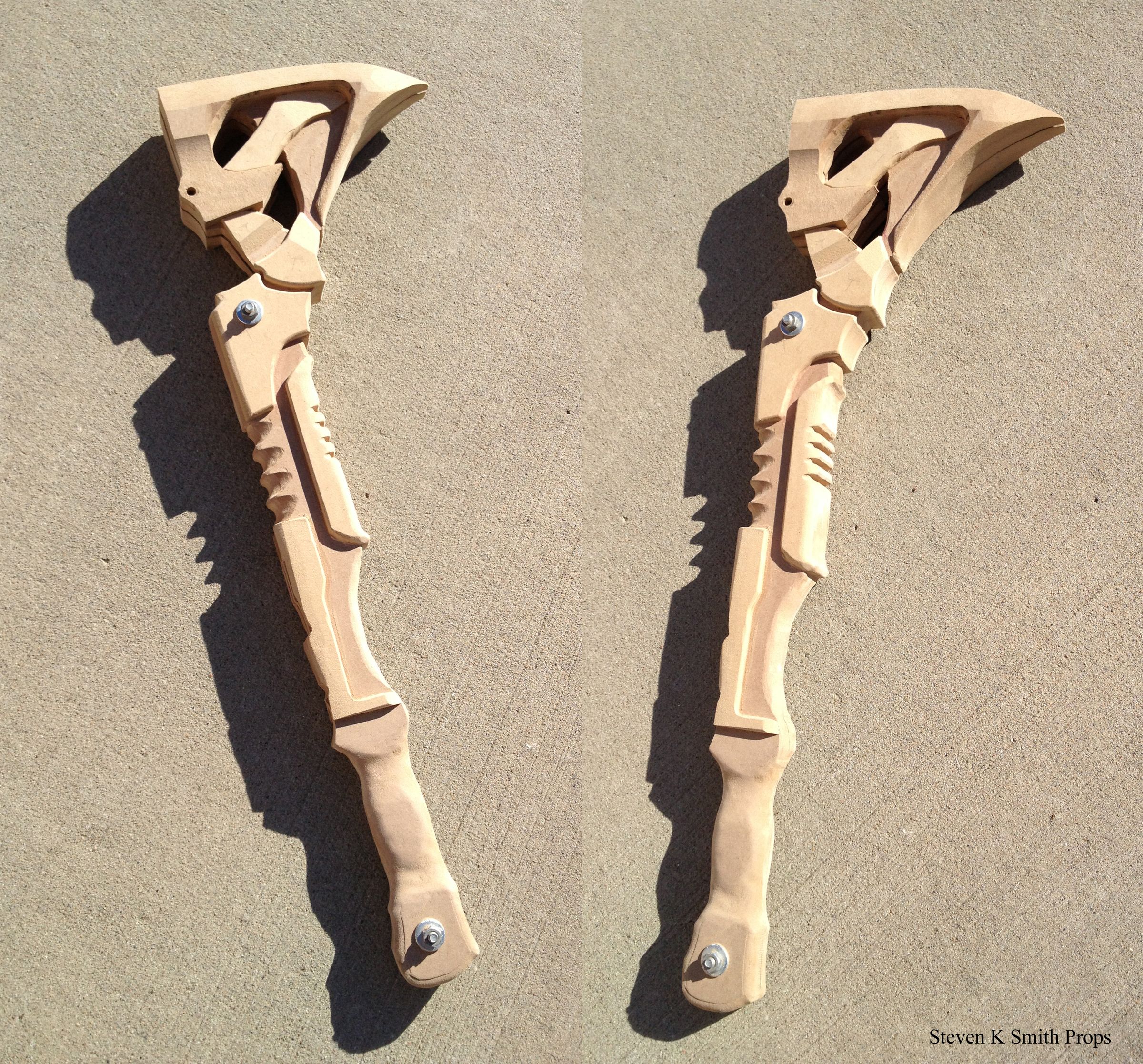 Borderlands Psycho Bandit Buzz Axe 1:1 Scale Cosplay Prop : 8 Steps ...