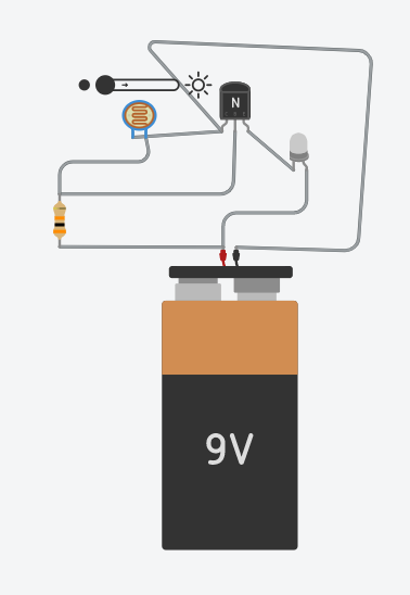Automatic Night Light Circuit on TINKERCAD : 5 Steps - Instructables