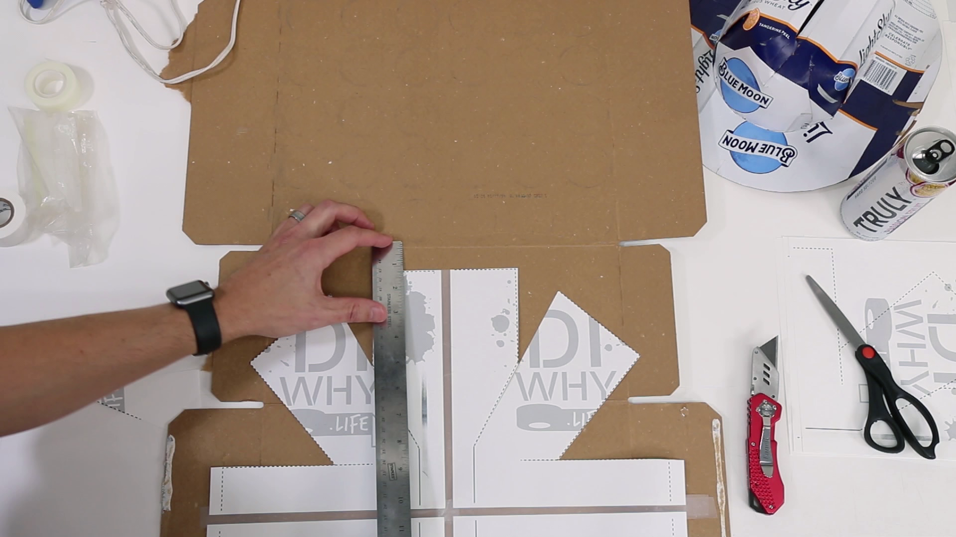 Beer Box Cardboard Cowboy Hat : 13 Steps (with Pictures) - Instructables