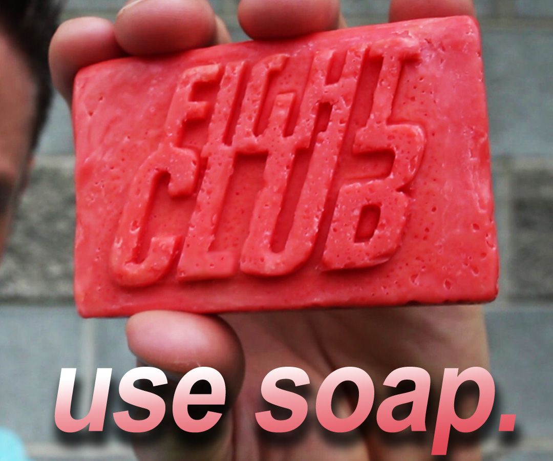 Fight Club Soap! (Bacon * Drain Cleaner * Soap) : 7 Steps (with ...