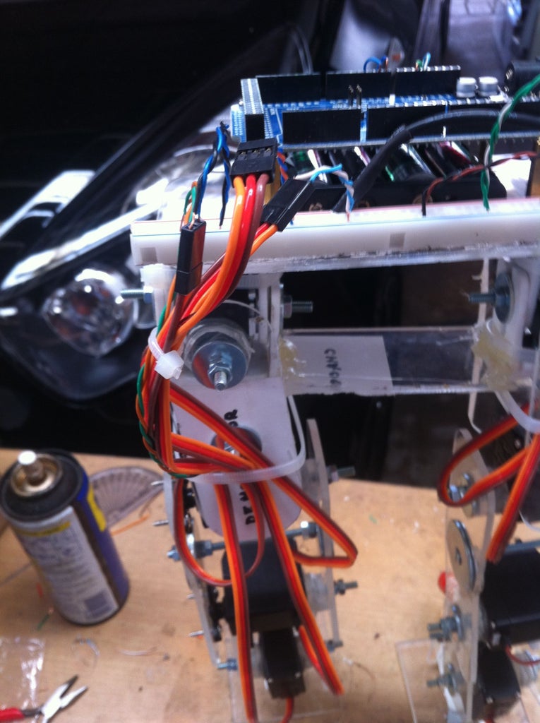 Arduino Biped 8 Steps Instructables