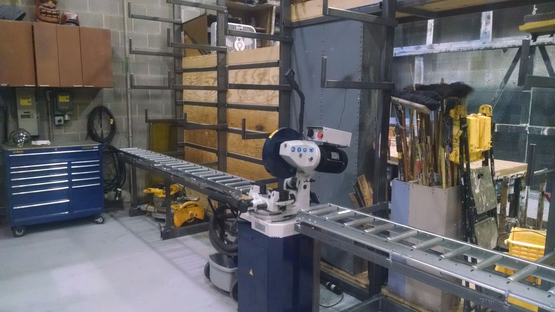 Steel Rack and Cold Saw Station : 5 Steps (with Pictures) - Instructables