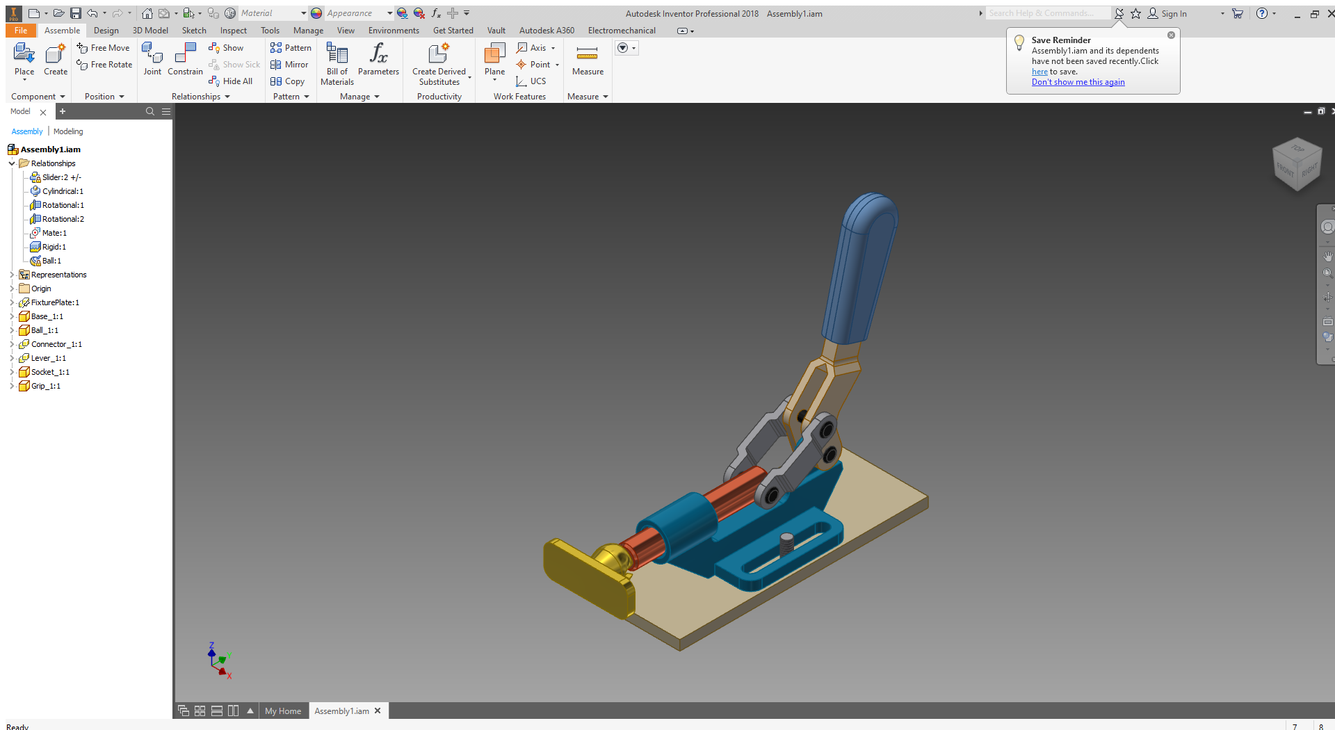 Inventor Assembly With Joints Tutorial : 12 Steps (with Pictures ...