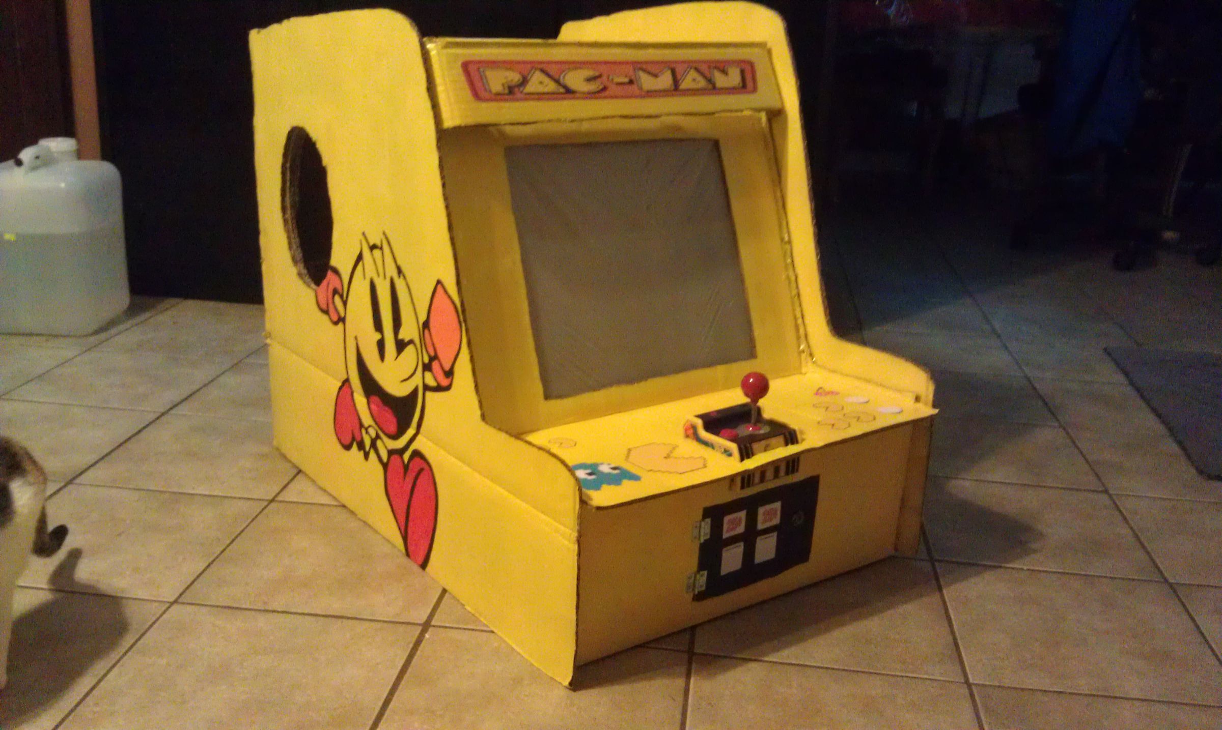 Playable Pacman Arcade Game Costume : 14 Steps (with Pictures ...
