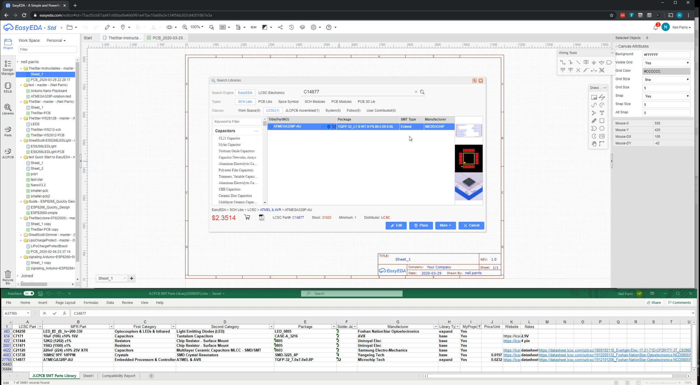 Learn How to Design a Custom Shaped PCB With EasyEDA Online Tools : 12 ...