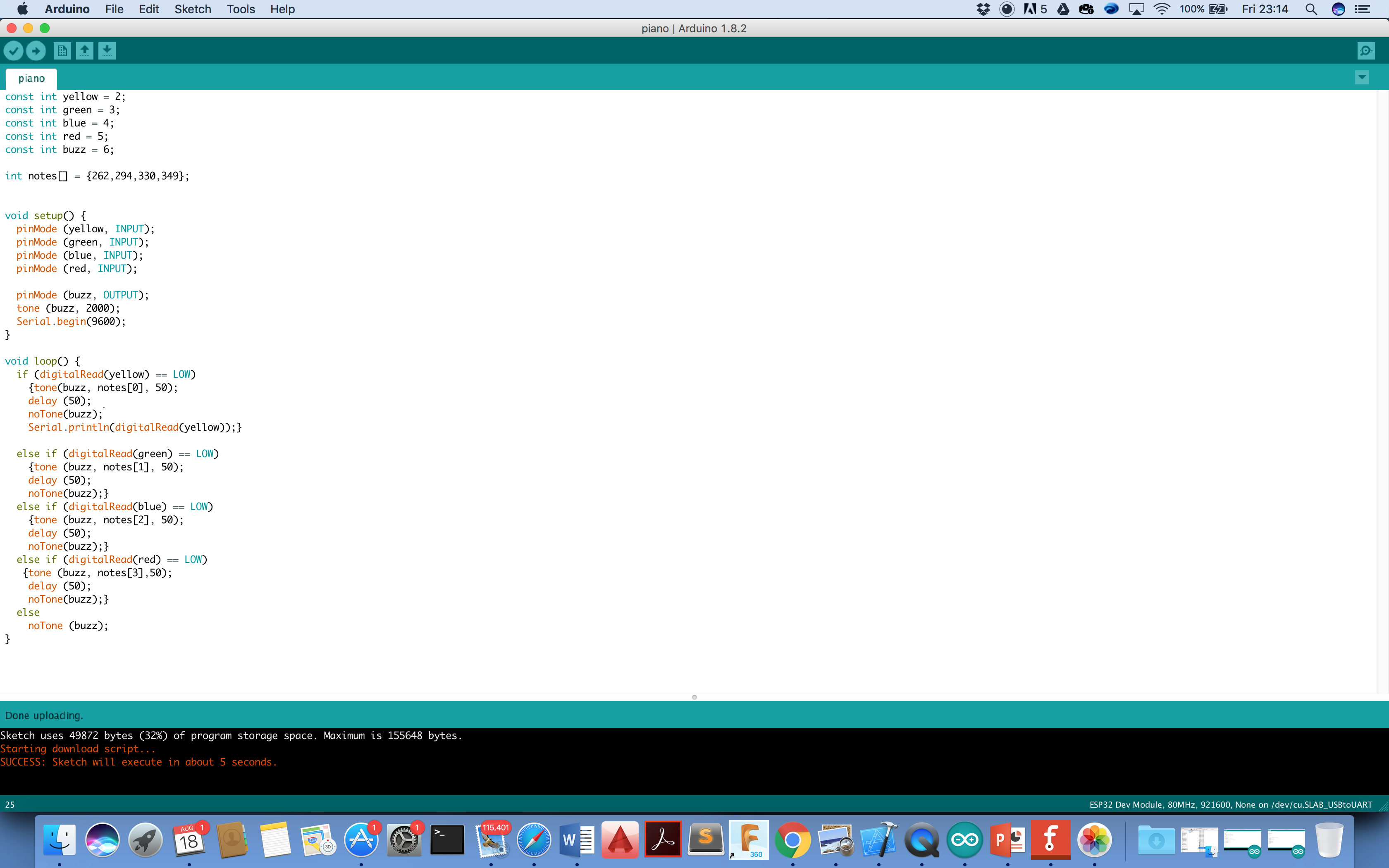 Mini Piano With Arduino 101 : 6 Steps (with Pictures) - Instructables