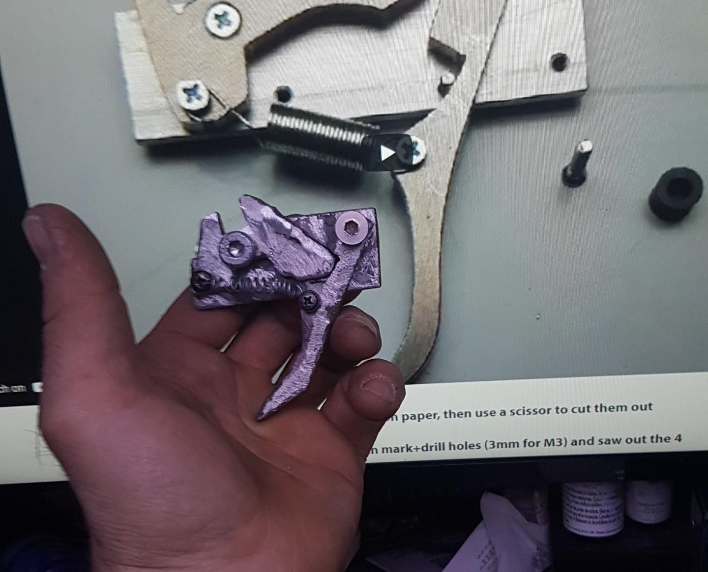 Crossbow Trigger Mechanism (simple But Sturdy) - Instructables