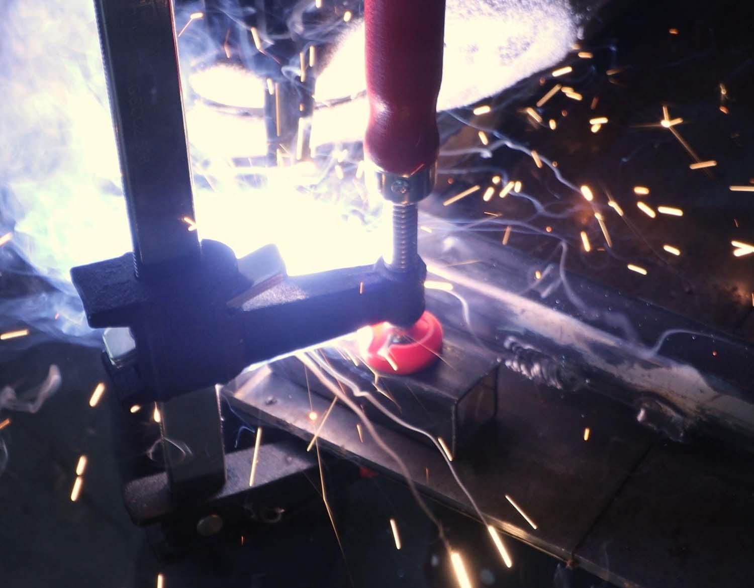 Fold-Down Welding Table for Small Workspaces : 16 Steps (with Pictures ...