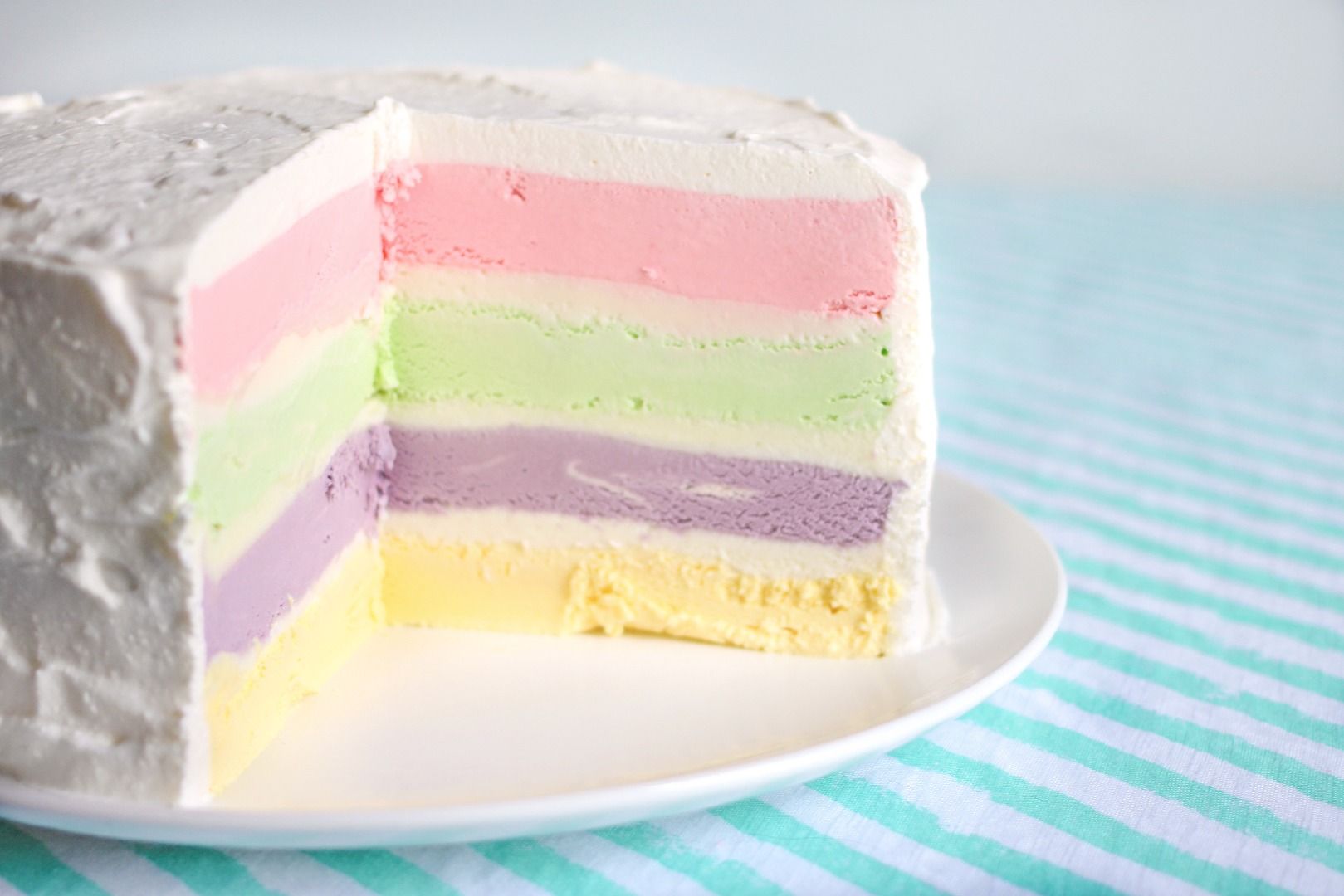 Rainbow Ice Cream Cake Recipe : 15 Steps (with Pictures) - Instructables
