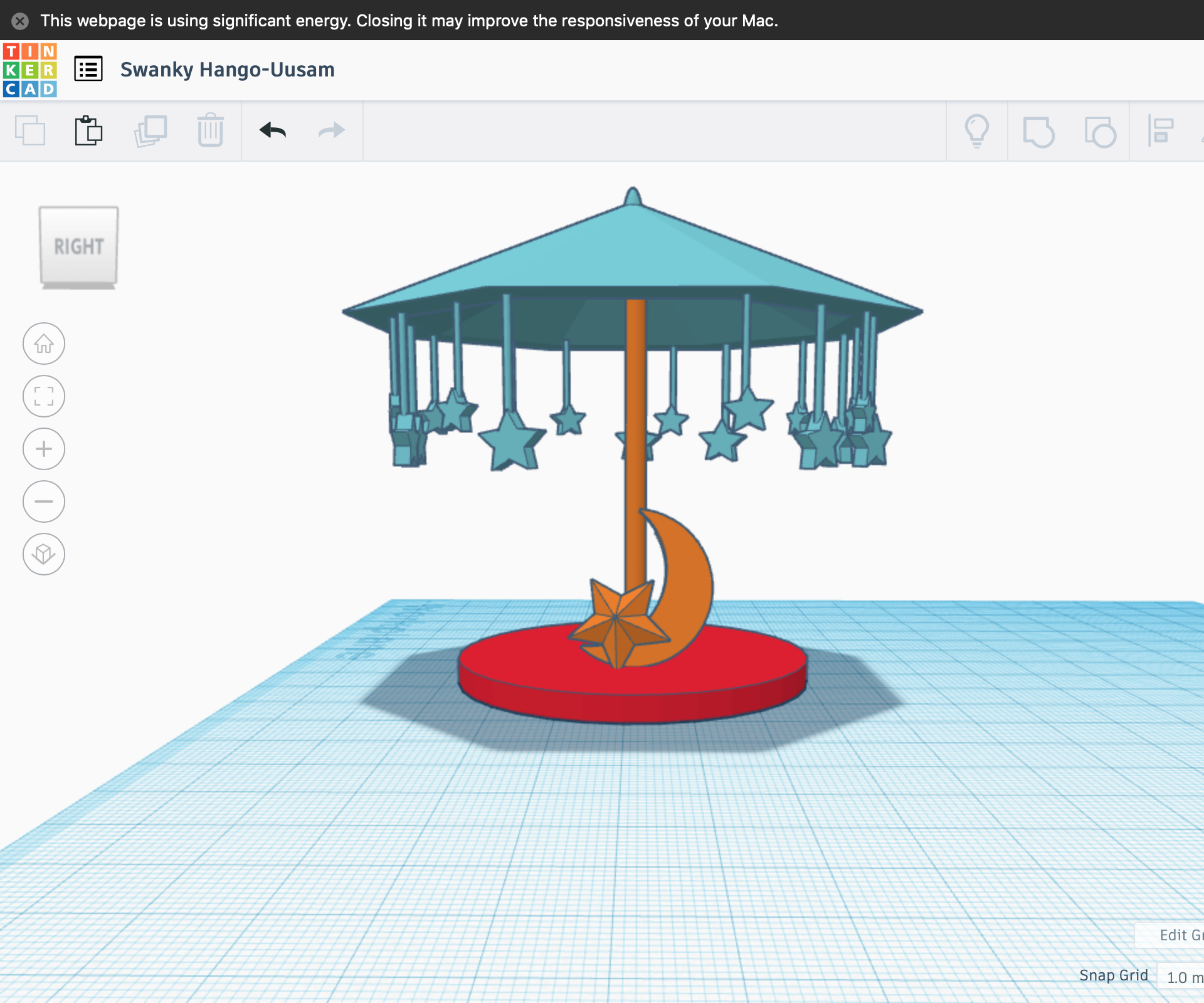 3D Design With Tinkercad- How to Make a Cute Star Umbrella : 17 Steps ...