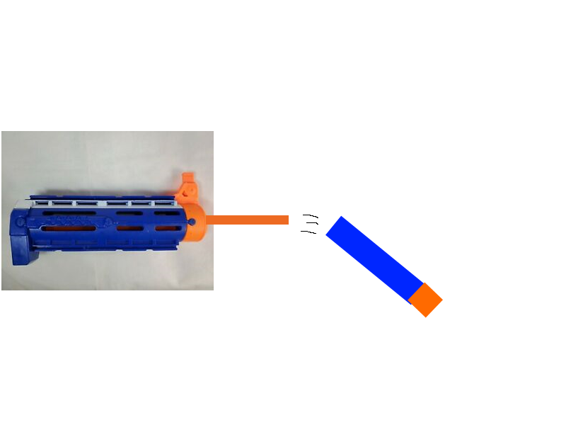 Nerf Retaliator Mod: Air Restrictor Removal and Barrel Extension : 8 ...